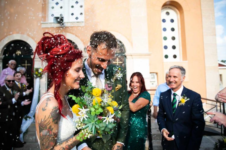 Marco & Maxine's Colourful Wedding in Aegina